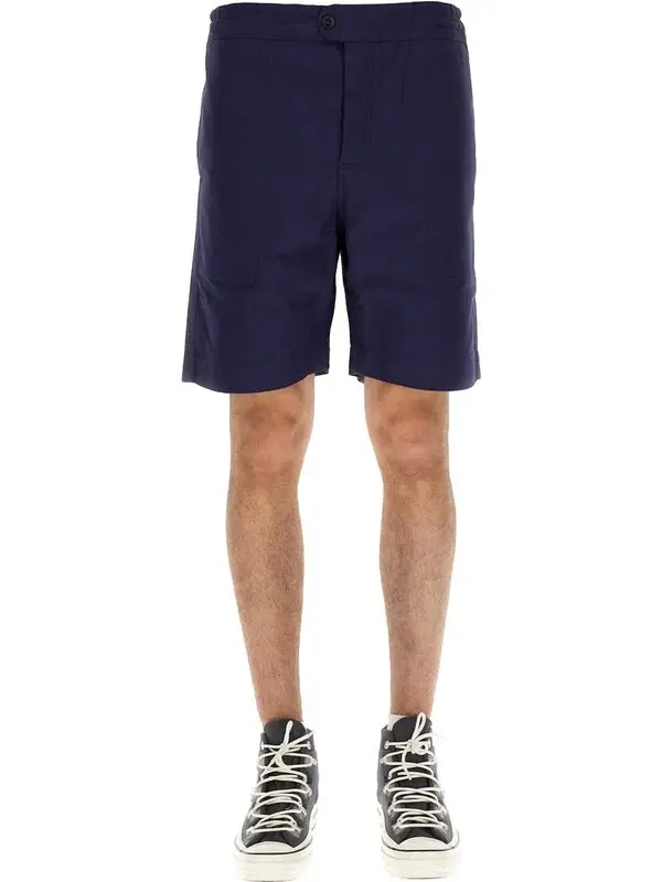 UMBRO X YMC Logo Patch Bermuda - Blue