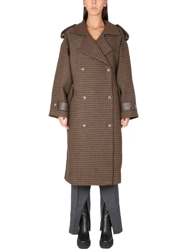 THE MANNEI Shamali Oversize Coat - Brown