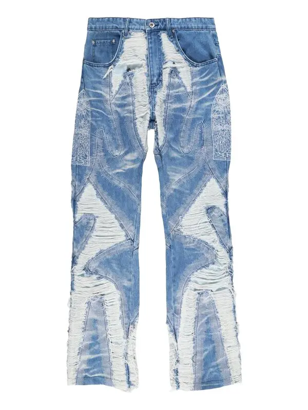 WHO DECIDES WAR BY EV BRAVADO Path Jeans - Blue