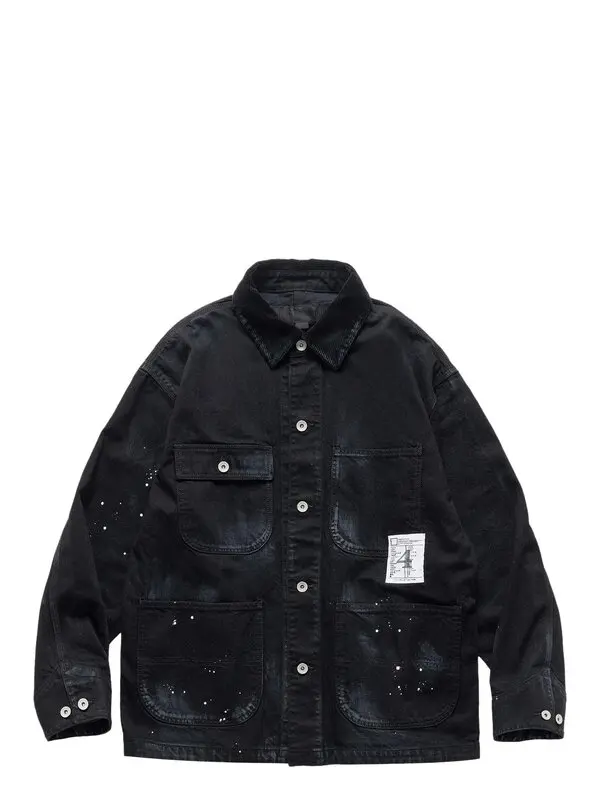 NEIGHBORHOOD Washed Coverall Jacket - Black