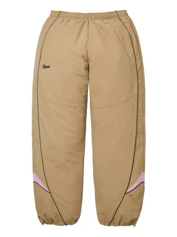 Supreme Contrast Piping Track Pant - Tan