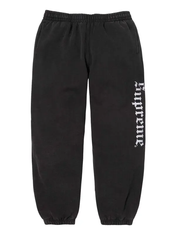 Supreme Washed Old English Sweatpant - Black
