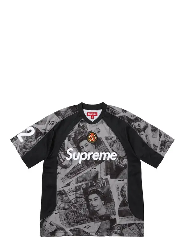 Supreme Pounds Soccer Jersey - Black