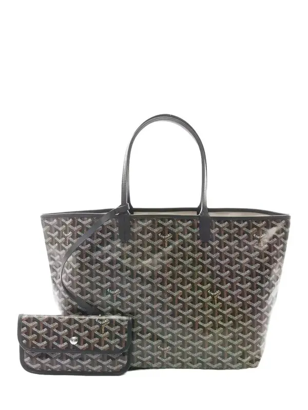 Goyard 2020s Sanlouis Pm Coated Canvas Tote Bag - Brown
