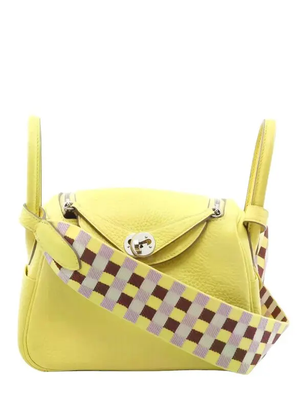 Hermès Mini Clemence Leather Tote Bag - Yellow