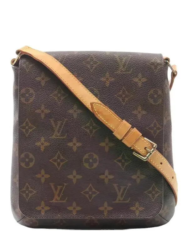LOUIS VUITTON 2000 Musette Salsa Monogram Crossbody Bag - Brown