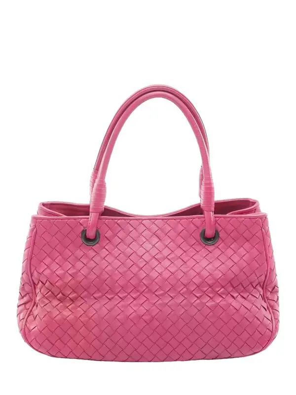 Bottega Veneta 2000s Intrecciato Tote - Pink
