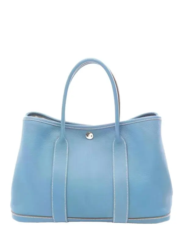 Hermès 2011 Tpm Garden Party Tote - Blue