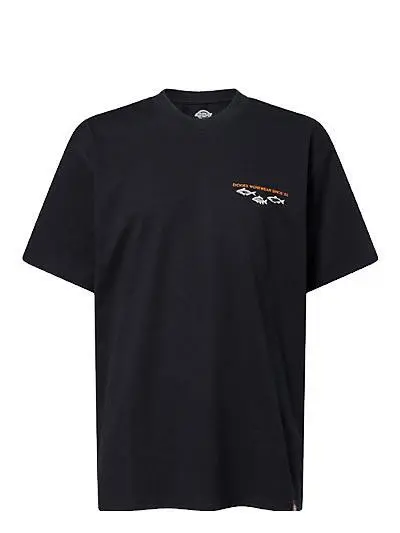 Dickies Laryville Graphic-print Cotton T-shirt - Black