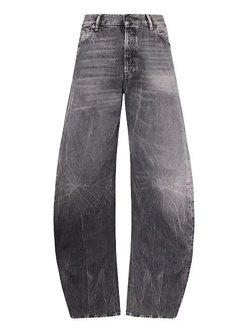 Acne Studios Gothik Faded-wash Denim Jeans - Washed Black