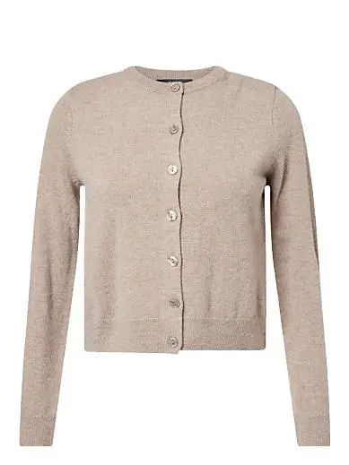 Max Mara Wool And Cashmere Cardigan - Turtledove