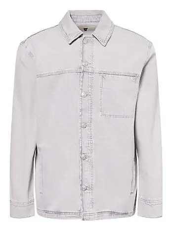 Paige Isaiah Faded-wash Denim Overshirt - Fuentes