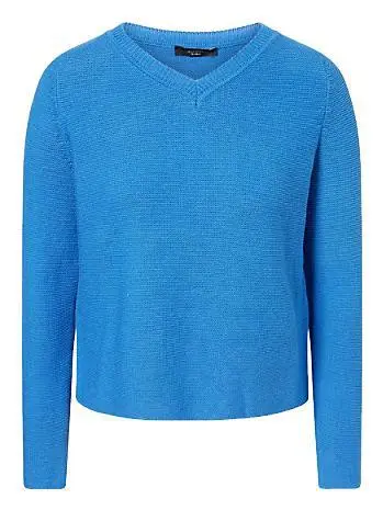 Max Mara Cotton-knit Jumper - Cornflower Blue