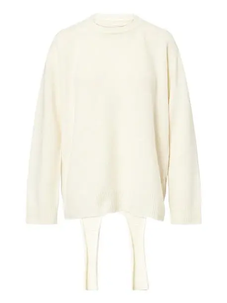 Issey Miyake Knit Wool Jumper - Off White