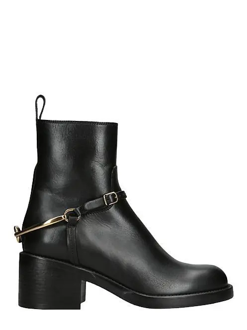 Chloé Dakota Leather Ankle Boots - Black