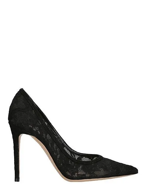 GIANVITO ROSSI Claudia 105 Lace Courts - Black