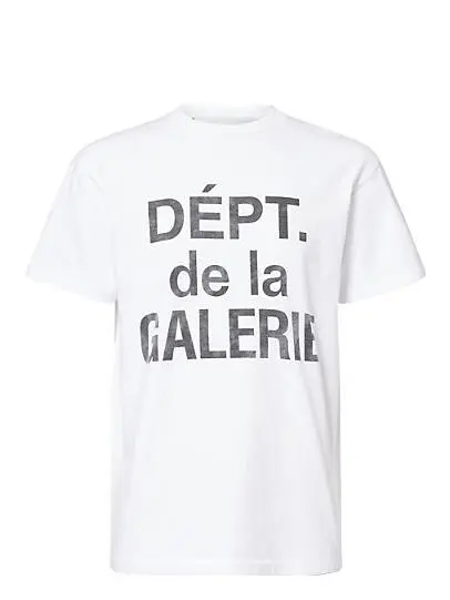 GALLERY DEPT. Graphic-print Short-sleeve Cotton T-shirt - White