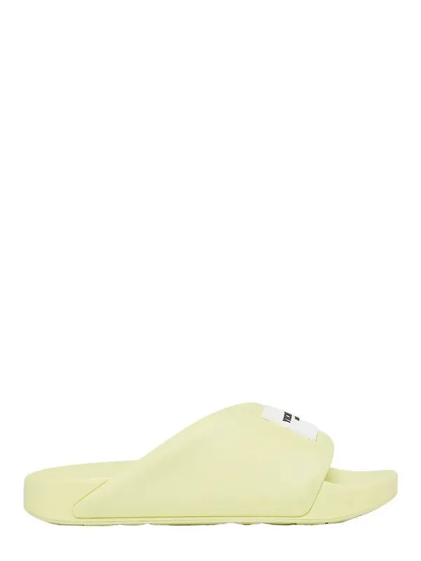 Givenchy Logo Slide Sandals - Pale Green