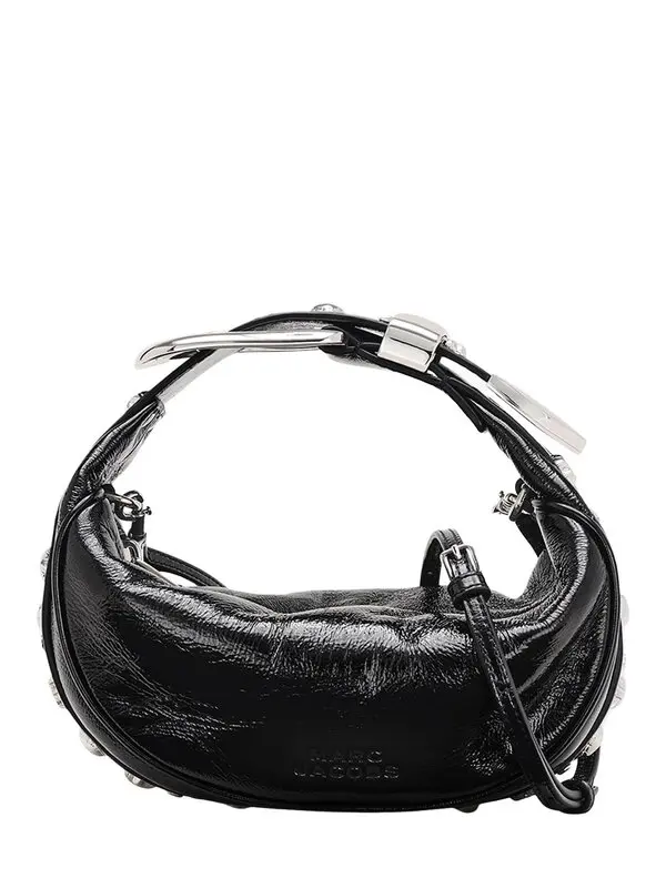 Marc Jacobs Crinkle Patent Party Crossbody Bag - Black