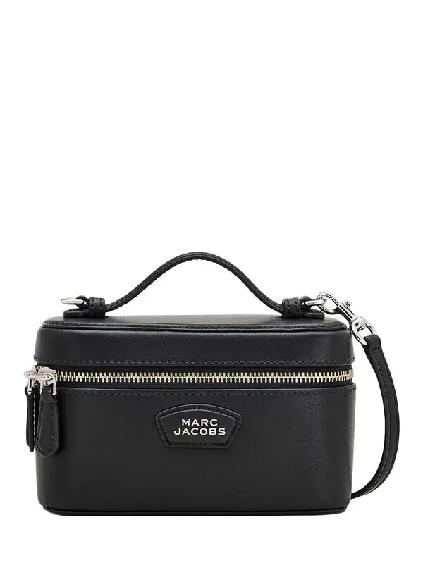 Marc Jacobs The Vanity East-west Leather Shoulder Bag - Black