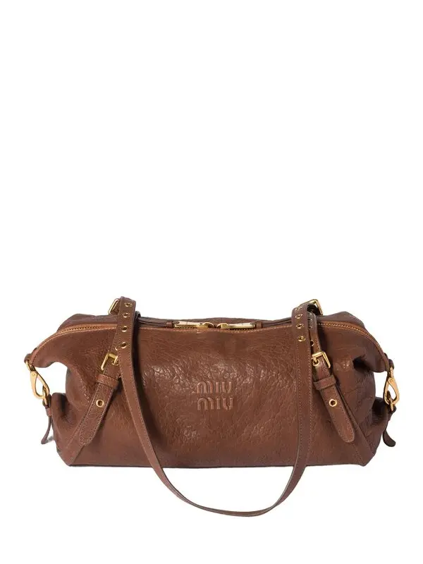 Miu Miu Leather Handbag - Sienna