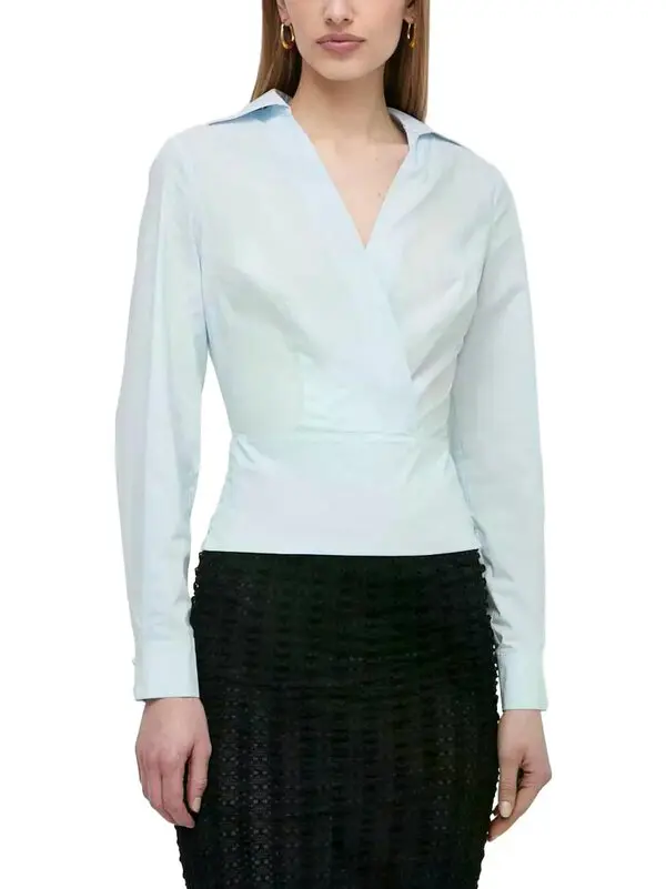 MARCIANO Wrap-bow Top - Blue