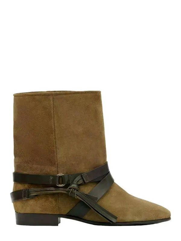 Isabel Marant Étoile Rejen Strap Boots - Brown