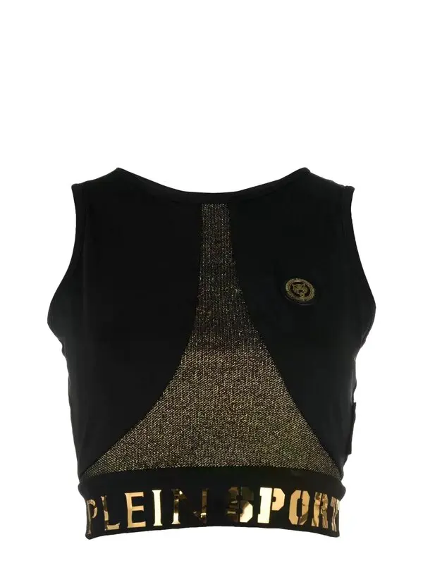 PLEIN SPORT Statement Jogging Top - Black