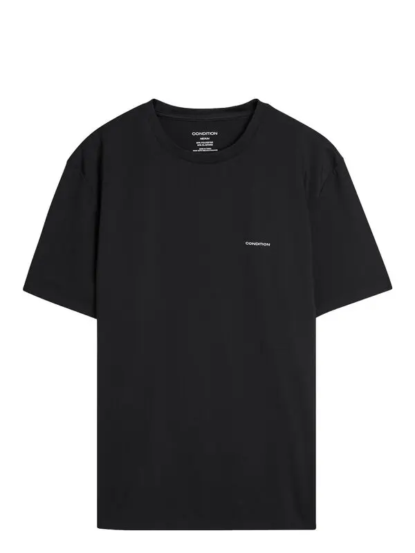 CONDITION Everyday Logo Stretch-jersey T-shirt - Black