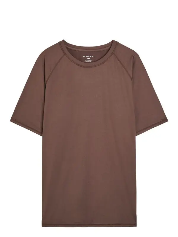 CONDITION Core Stretch-jersey T-shirt - Brown