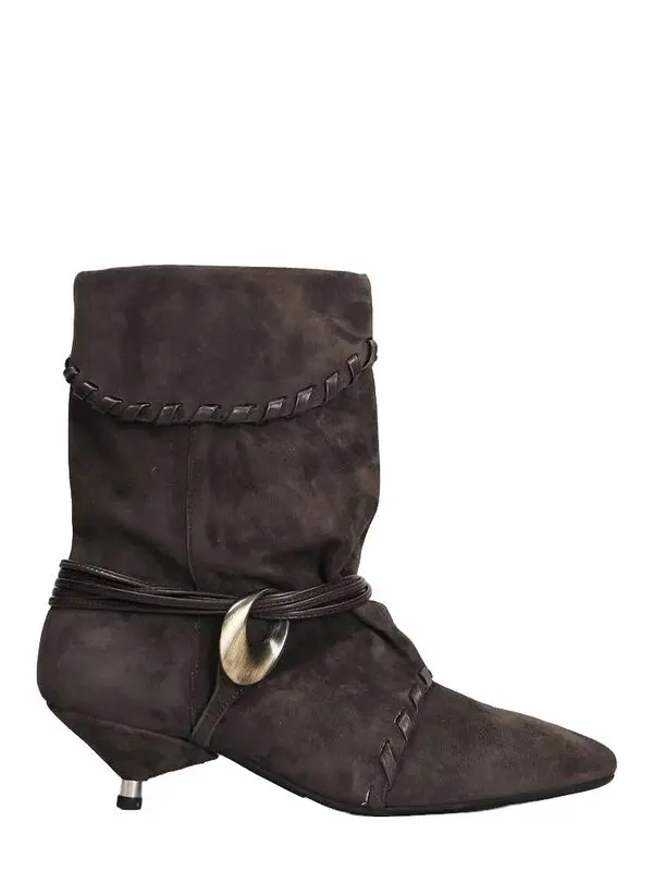 GISEL MOIRE Ariel High-heel Boots - Brown