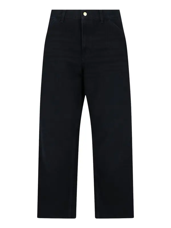 Carhartt Work In Progress Straight Single Knee Jeans - Black