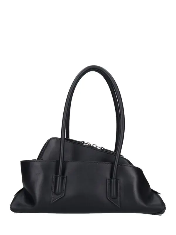 Attico La Passeggiata Small Shoulder Bag - Black