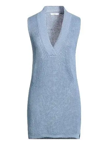 Fedeli Sleeveless Intarsia-knit Top - Blue