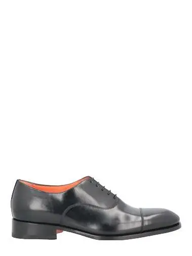Santoni Lace-up Oxford Shoes - Black