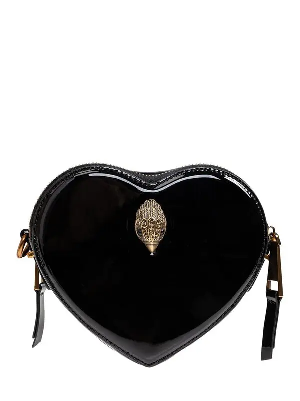 Kurt Geiger Shoreditch Heart Shoulder Bag - Black