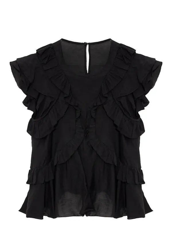 MARANT ETOILE Nalou Top - Black