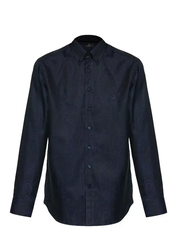 Etro Patterned Shirt - Navy Blue