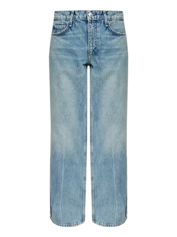 Rag & Bone Straight-leg Denim Jeans - Light Blue