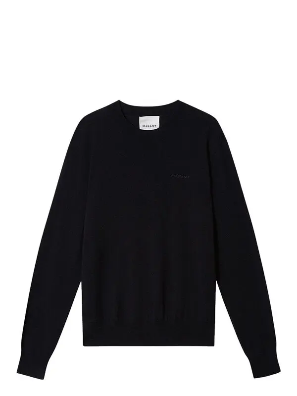Isabel Marant Basile Merinos Wool Sweater - Midnight