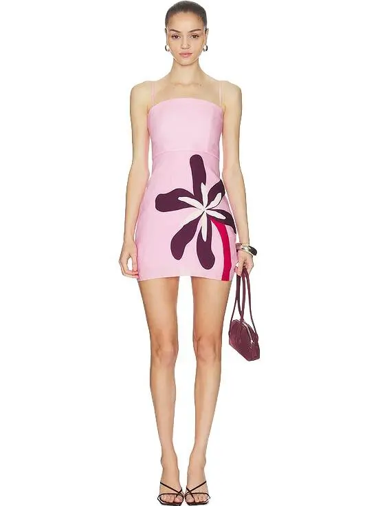 CALA DE LA CRUZ Roma Mini Dress - Cattleya