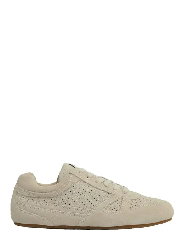 Isabel Marant Étoile Senny Low-top Suede Sneakers - Chalk