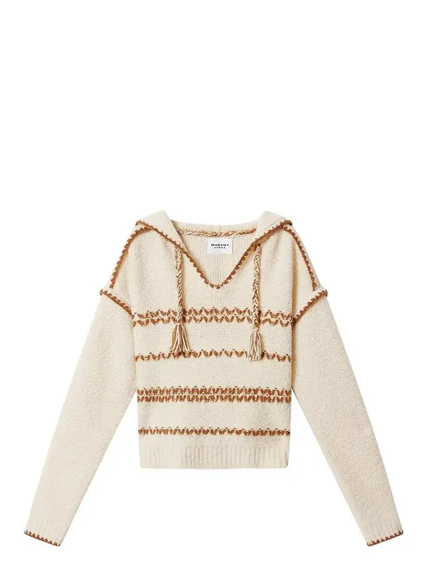 MARANT ETOILE Romera Sweater - Ecru/bronze