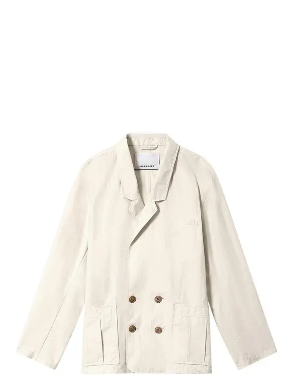 Isabel Marant Yhann Casual Blazer Jacket - Ecru
