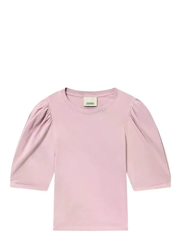 Isabel Marant Maeliss Puff-sleeve T-shirt - Pink