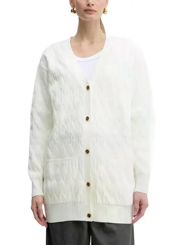 MARCIANO Buttoned Cardigan - White