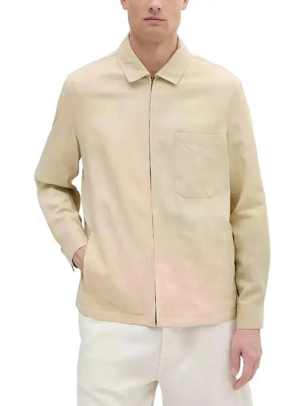 MARCIANO Zip Patch-pocket Jacket - Neutrals