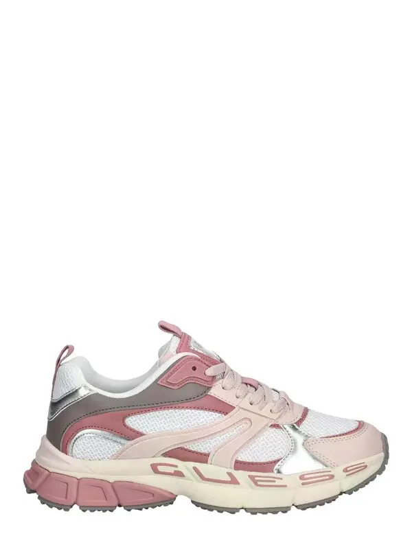 Guess Logo Lettering Sneakers - Pink