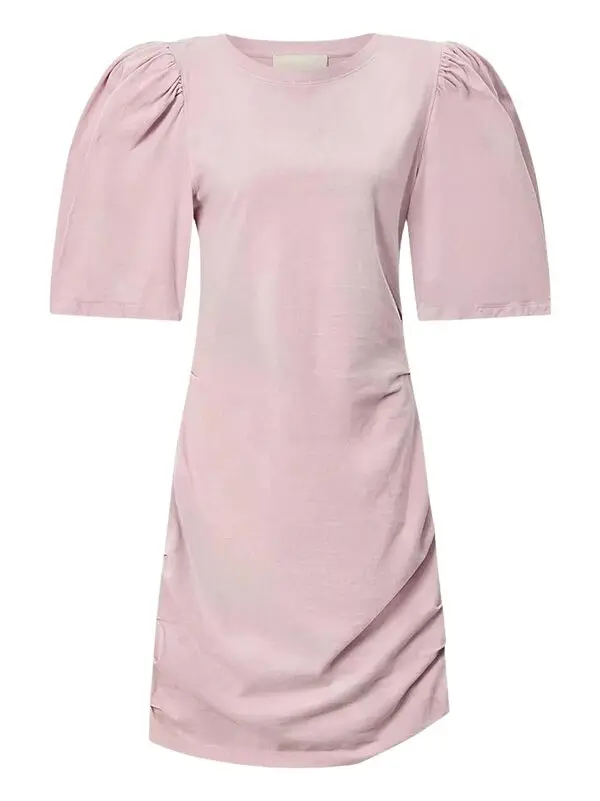 Isabel Marant Mylda Puff-sleeve Mini Dress - Pink