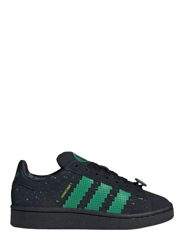 Adidas Campus 00s Minecraft End Portal Sneakers - Core Black/green